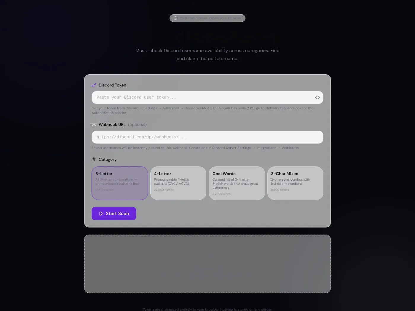 Discord Name Scanner