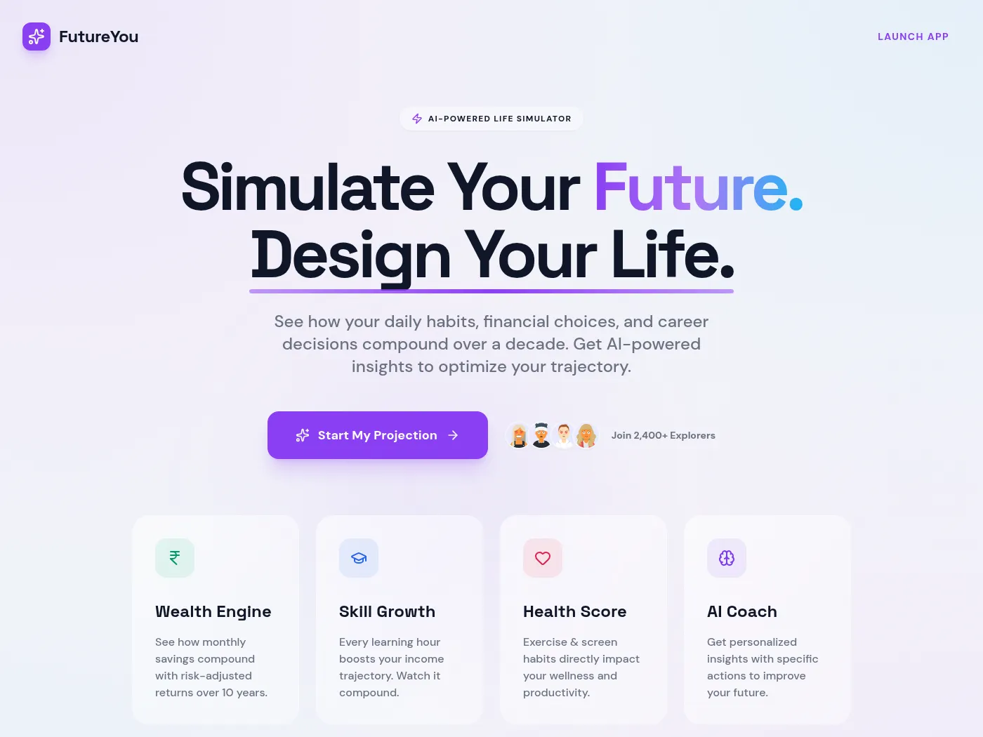 FutureYou Life Simulator