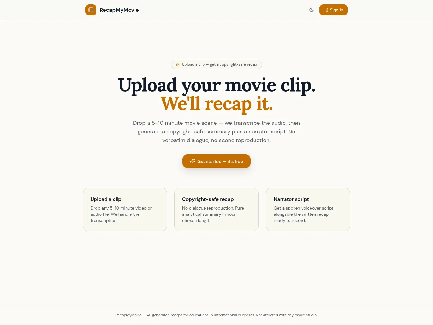 RecapMyMovie