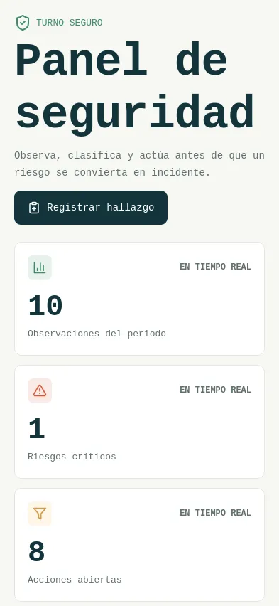 Turno Seguro Móvil