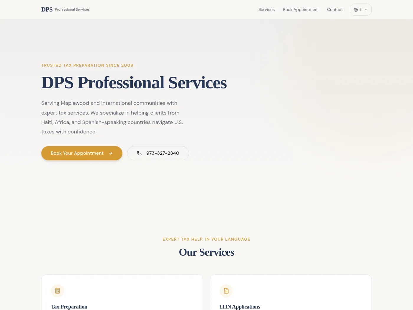 DPS Tax Services Site