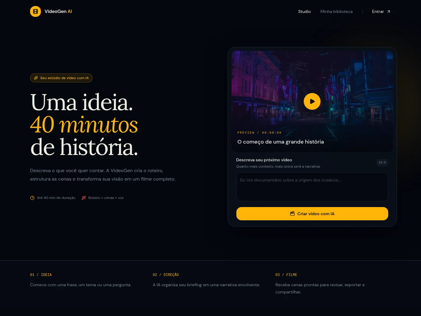 VideoGen AI Studio