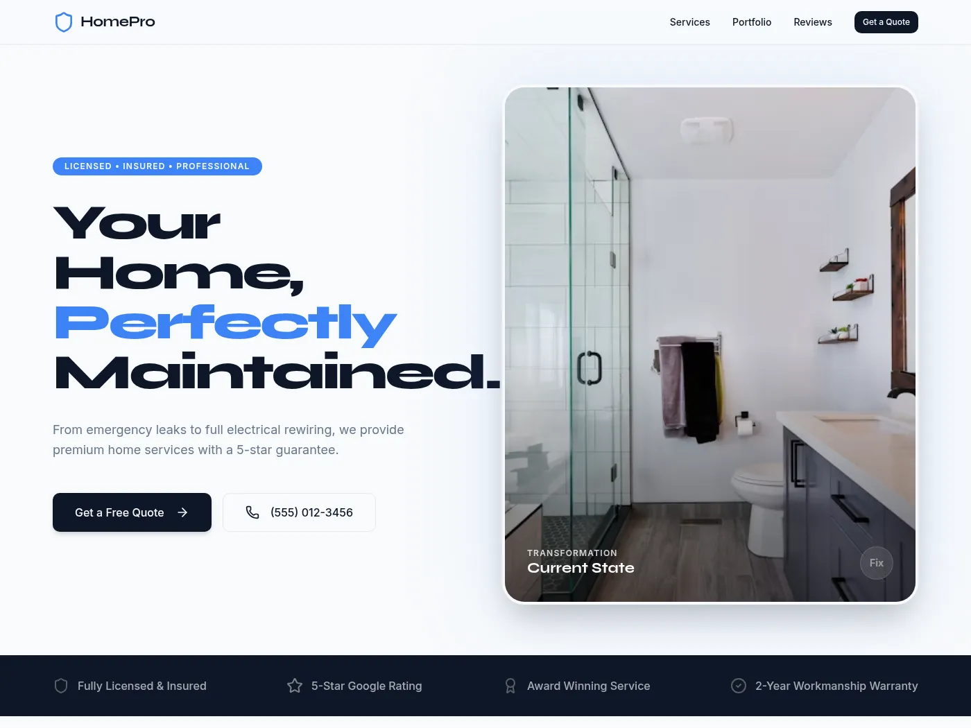 HomePro Services Site