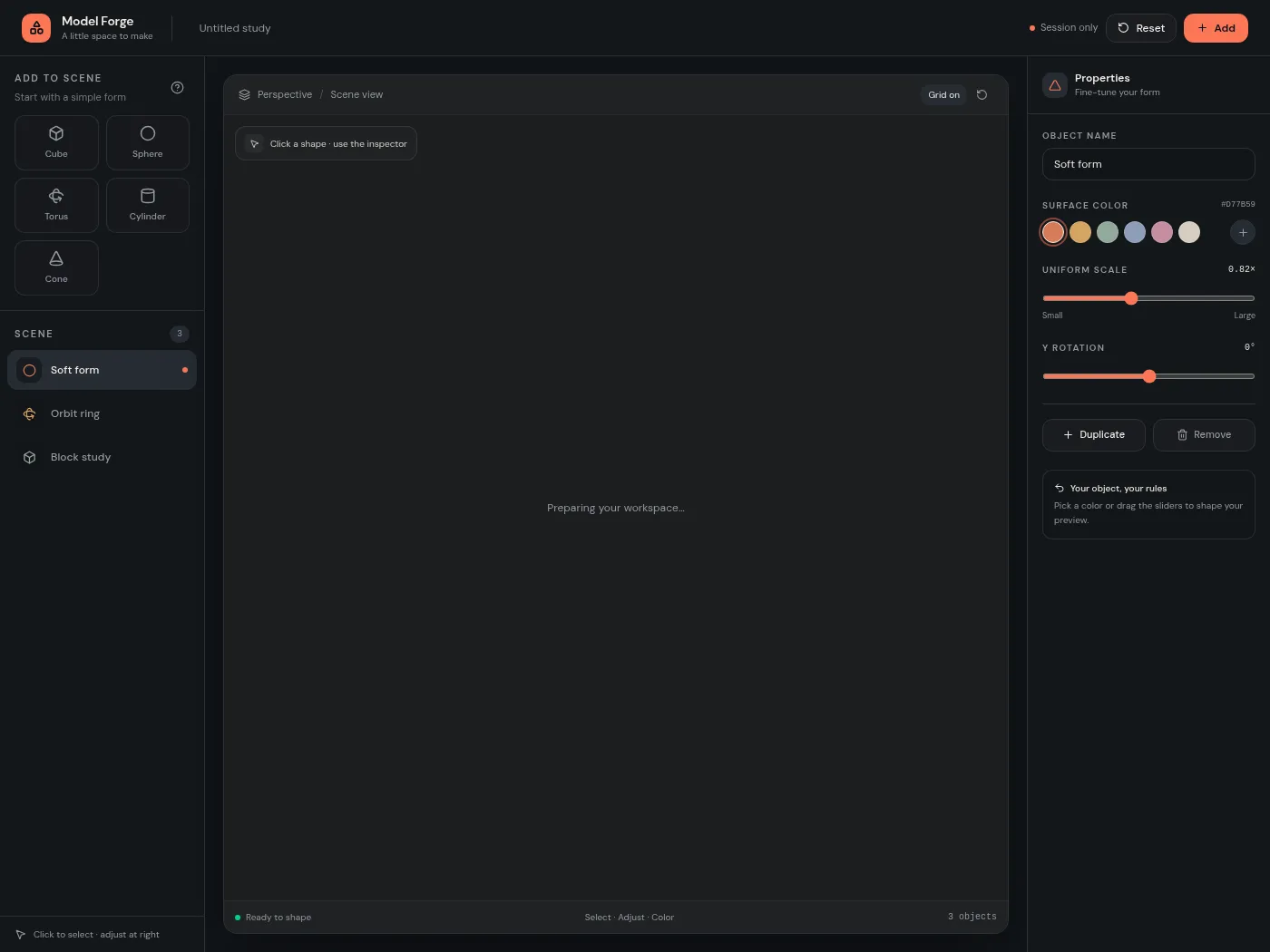 3D Model Forge