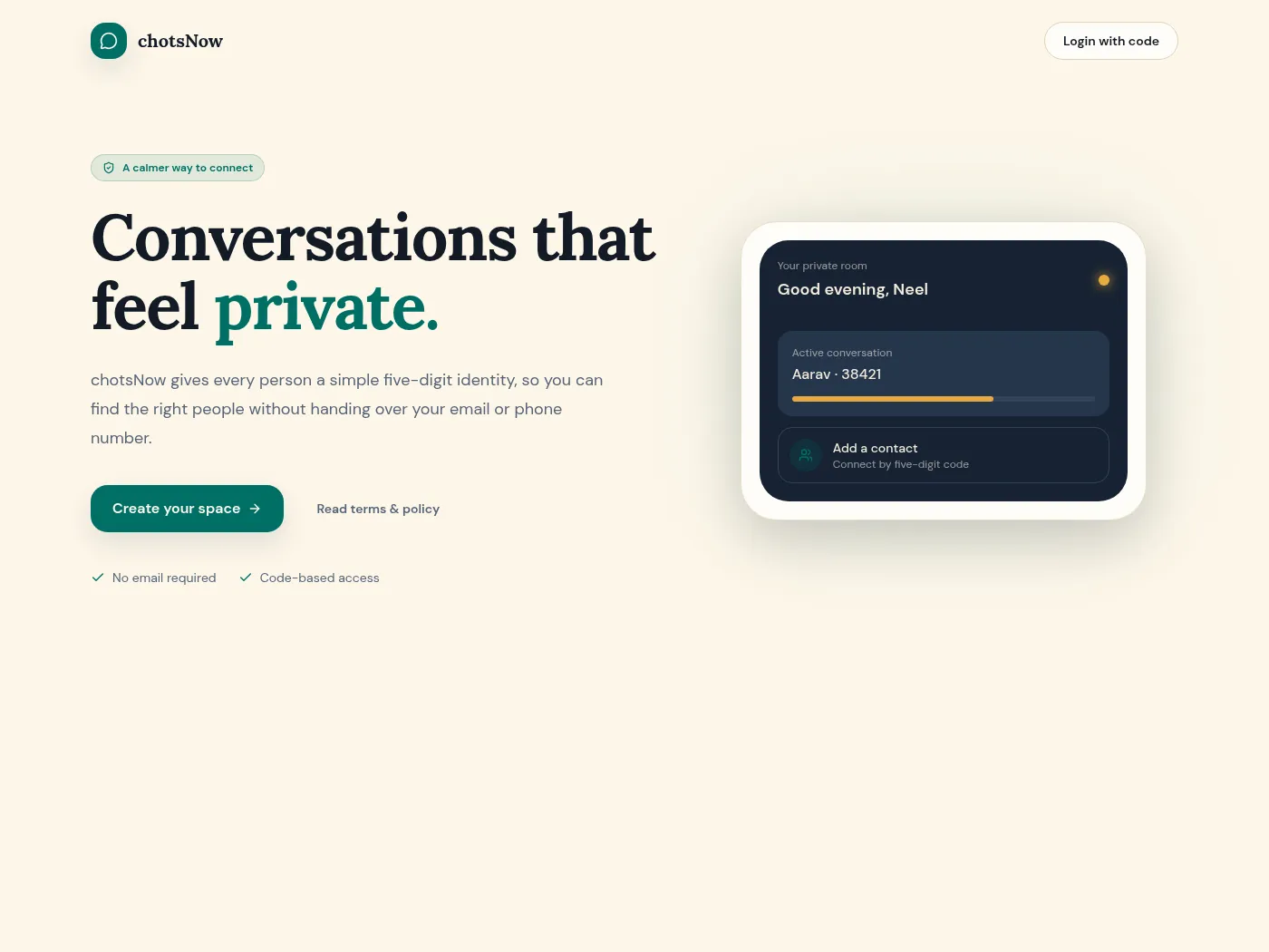 chotsNow Secure Chat