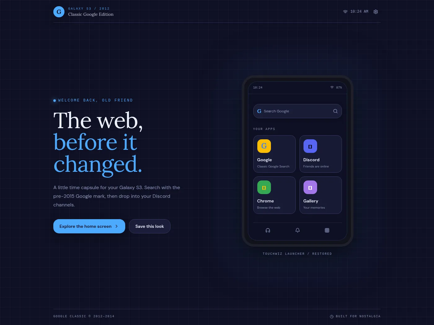 Retro Google S3 Theme