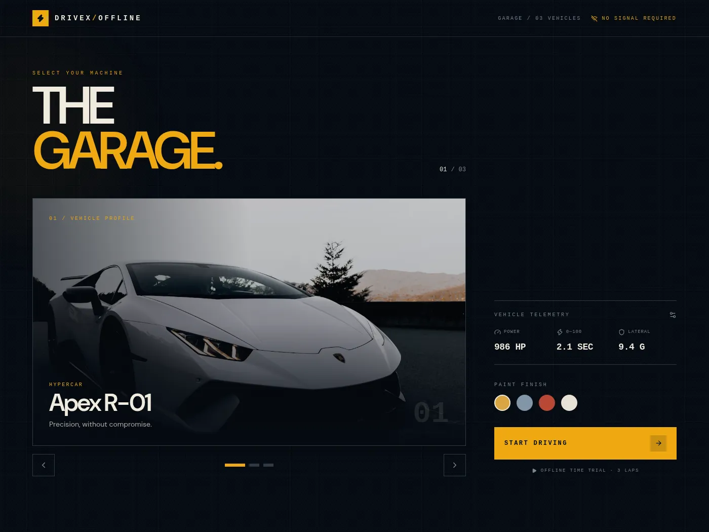 DriveX Offline Racing