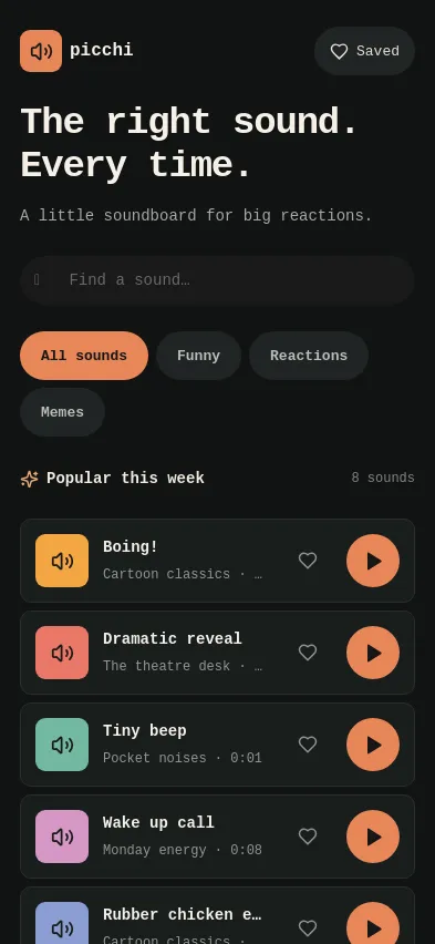 Picchi Soundboard