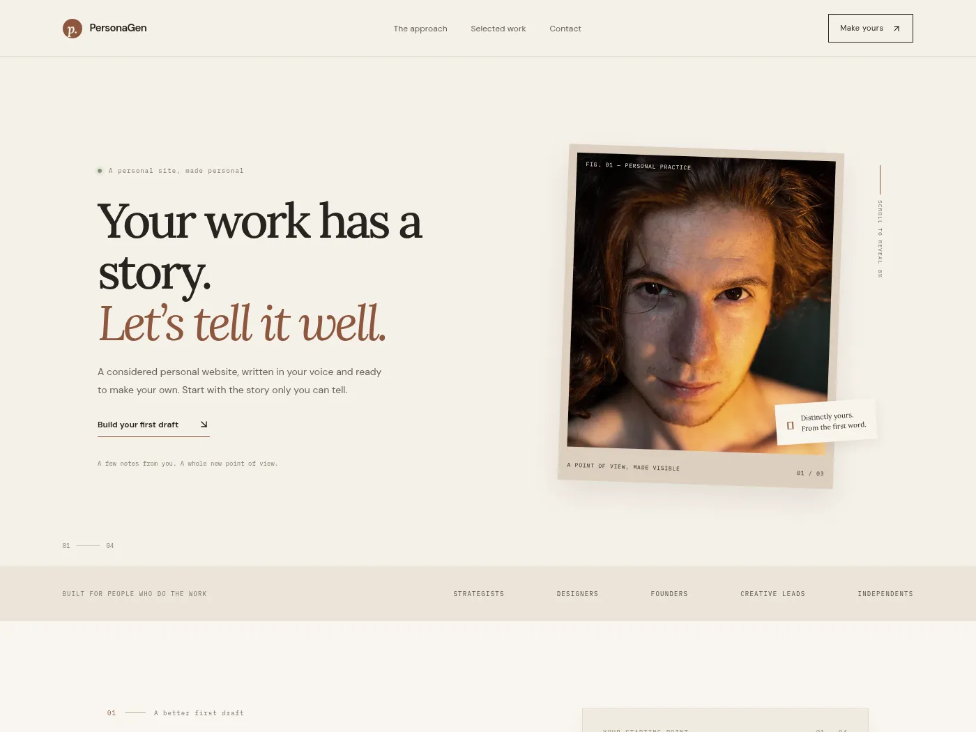 PersonaGen Site Builder