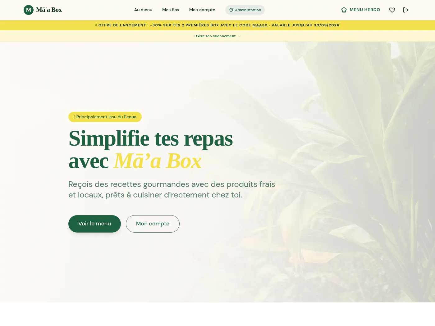 Maa’a Box E-commerce
