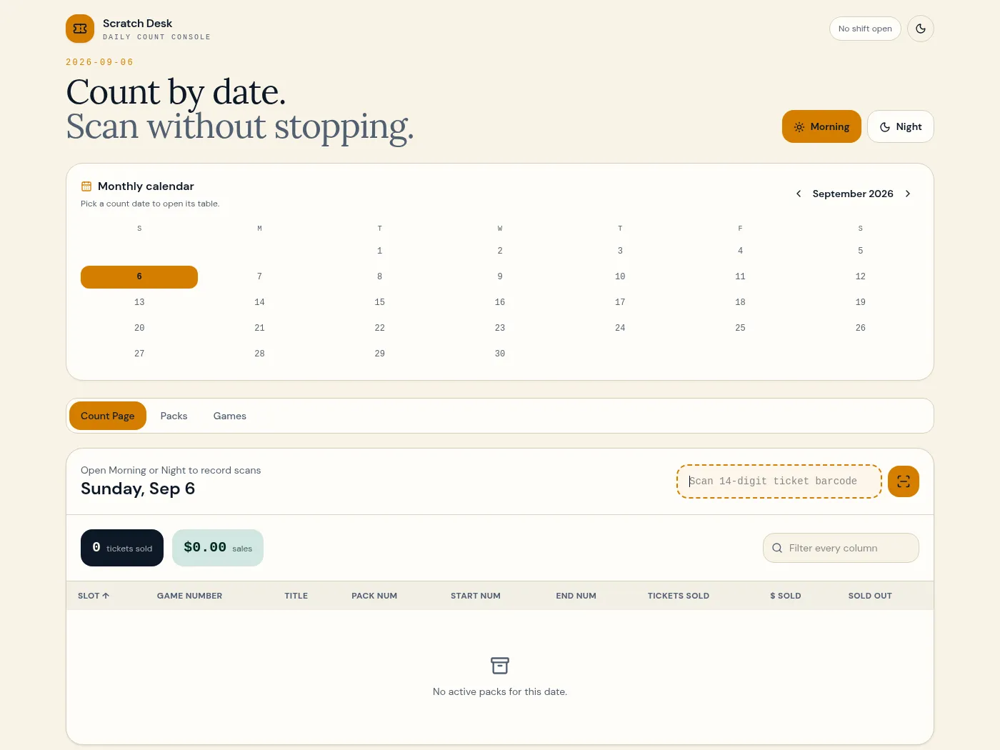 Scratch Lottery Tracker
