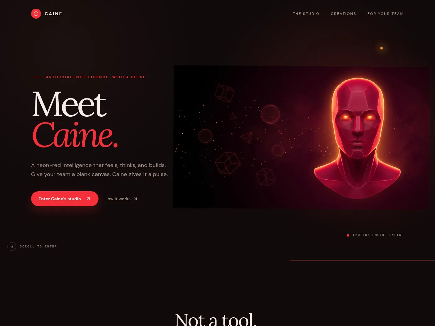 Caine: AI 3D Creator