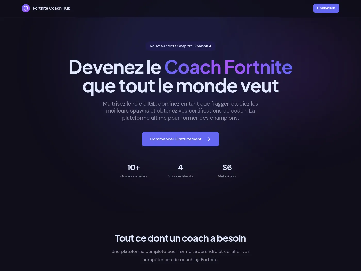 Fortnite Coach Hub