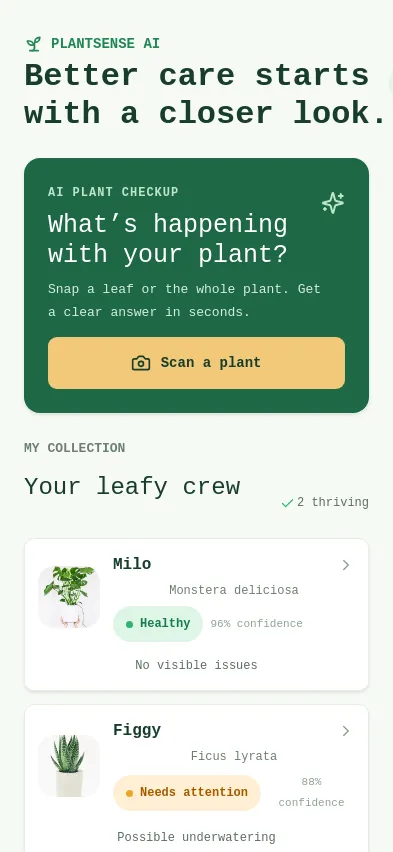 PlantSense AI