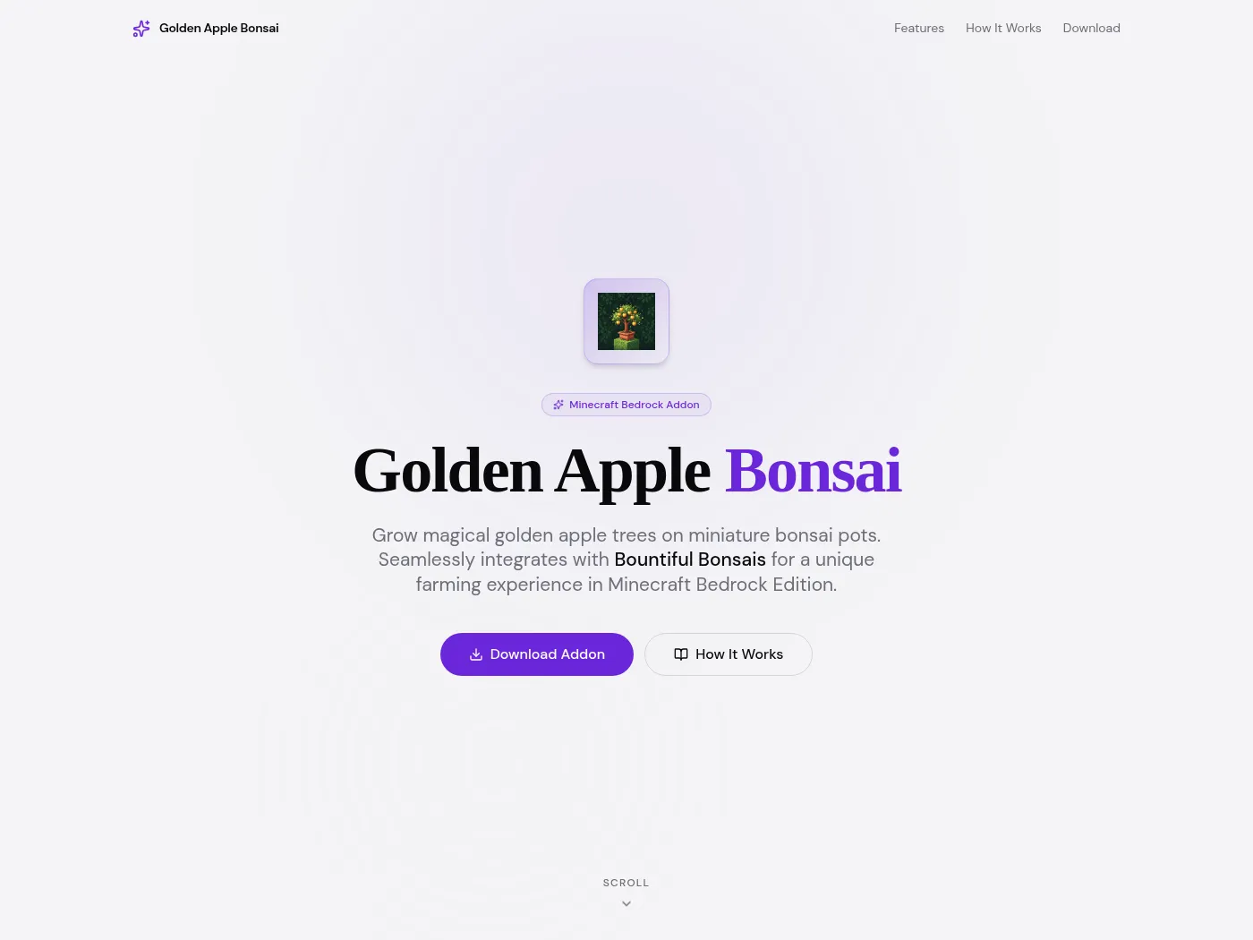 Golden Apple Bonsai Addon