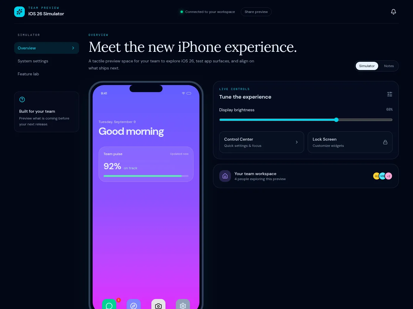 iOS 26 Simulator