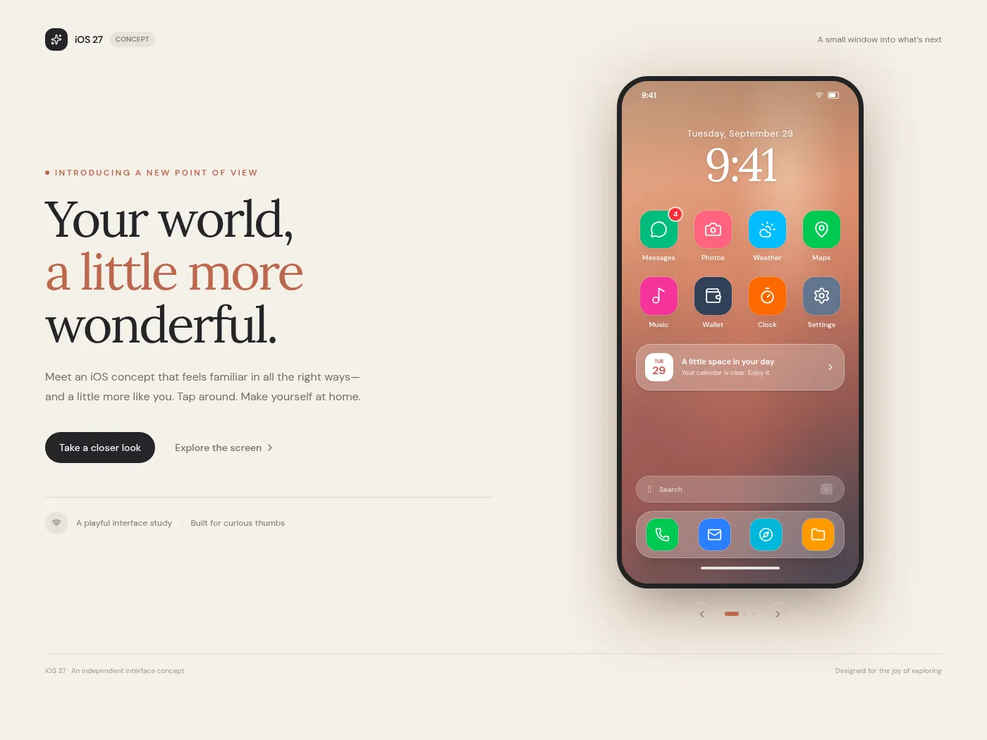 iOS27 Redesign