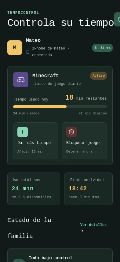 TempoControl Parental App