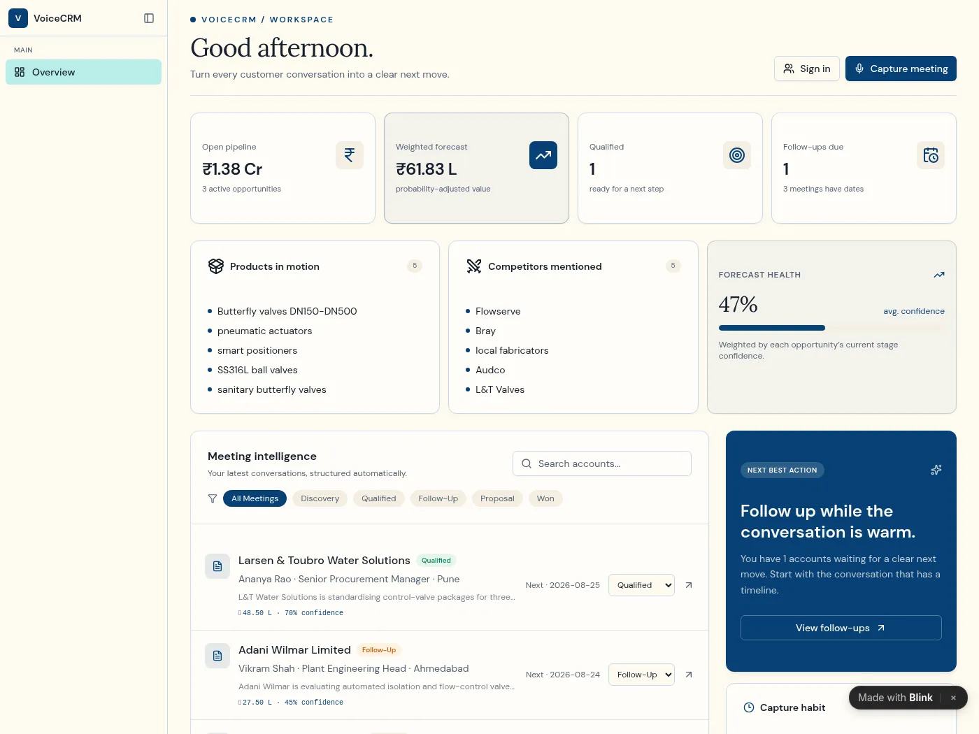 VoiceCRM Insight Suite