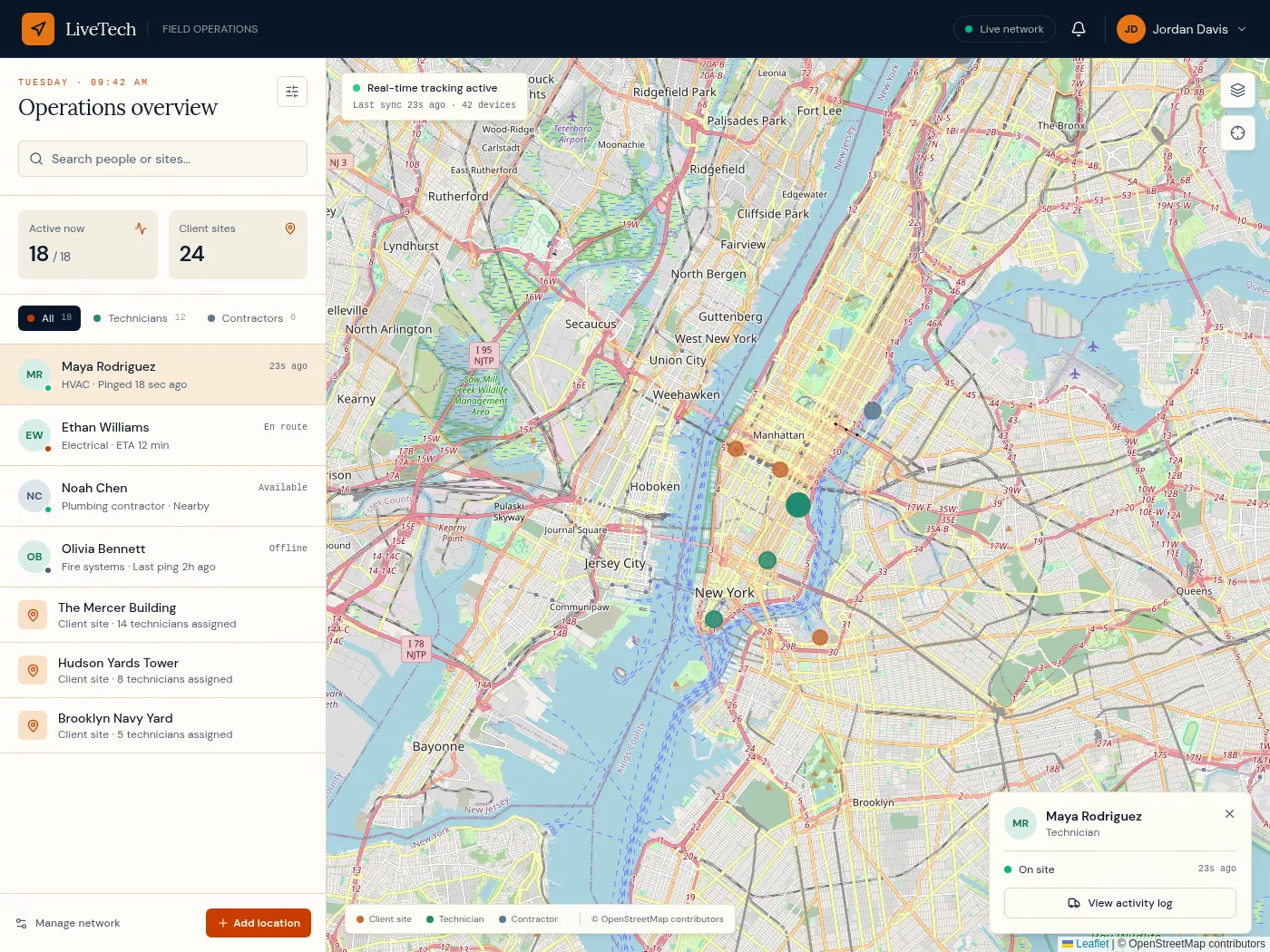 LiveTech Location Mapper