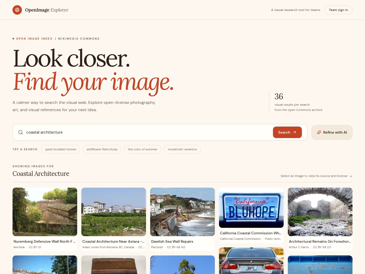 OpenImage Explorer