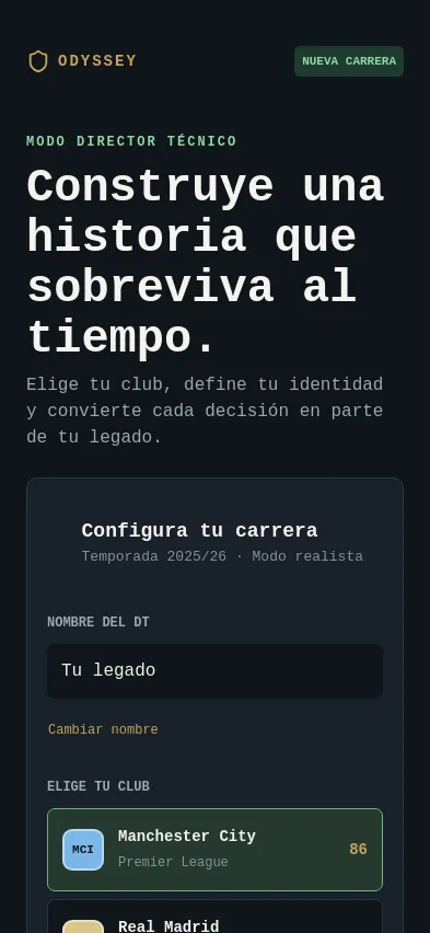 Soccer Manager Odyssey