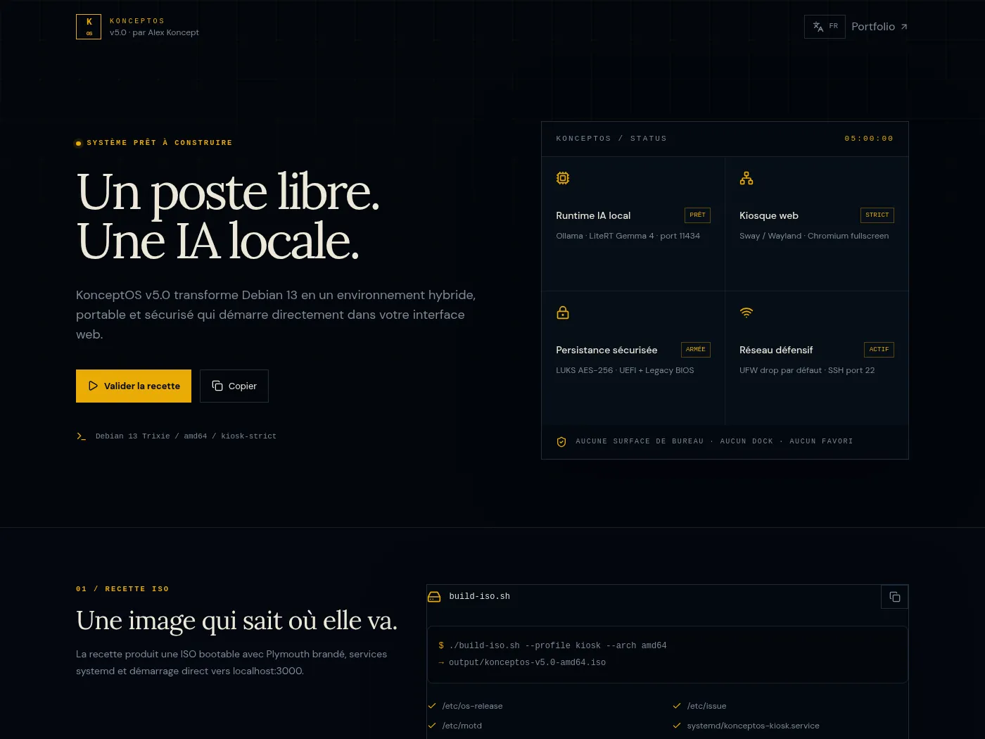 KonceptOS Web Kiosk
