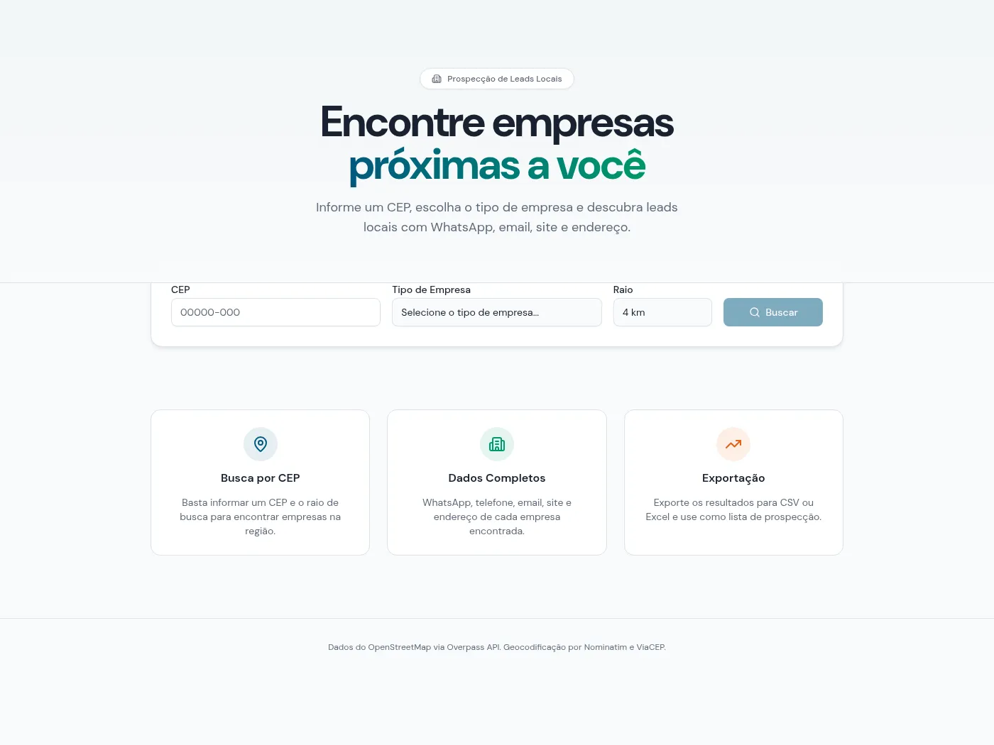 Nearby Business Finder