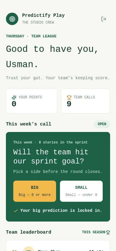 Predictify Play