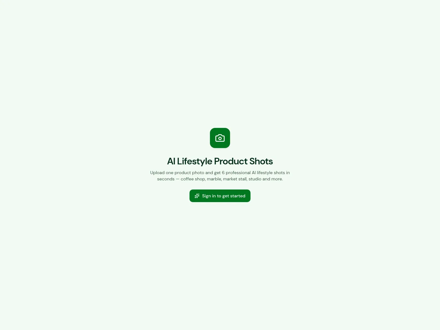 AI Lifestyle Product Shots