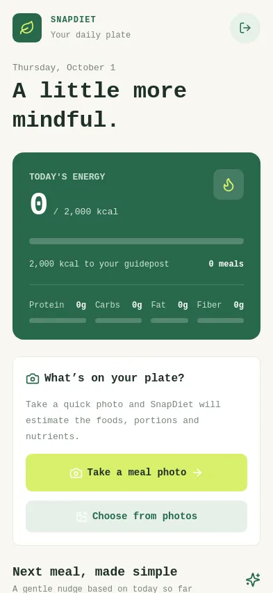 SnapDiet AI Tracker
