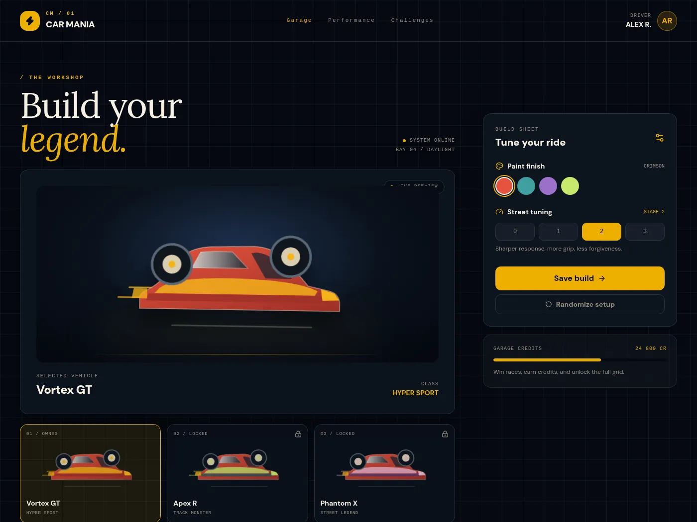 Car Mania Game