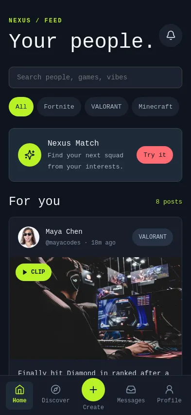 Nexus Social Hub
