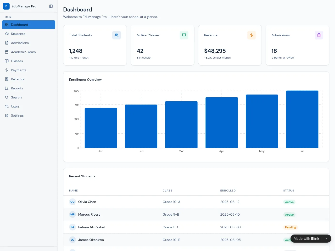 EduManage Pro