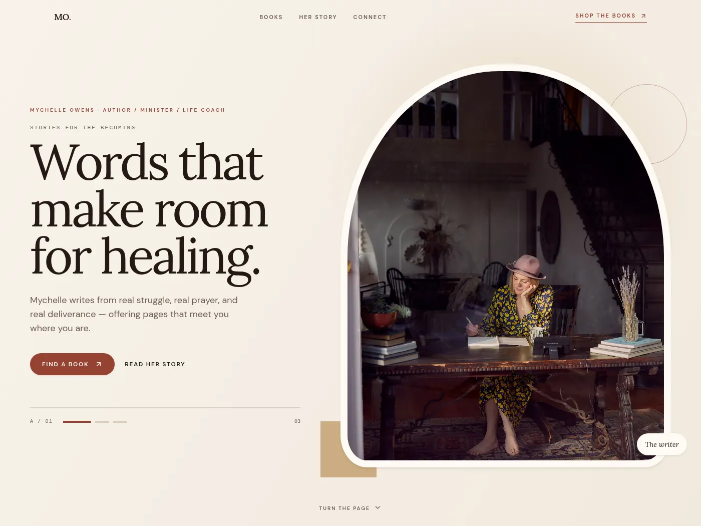Author Portfolio Site