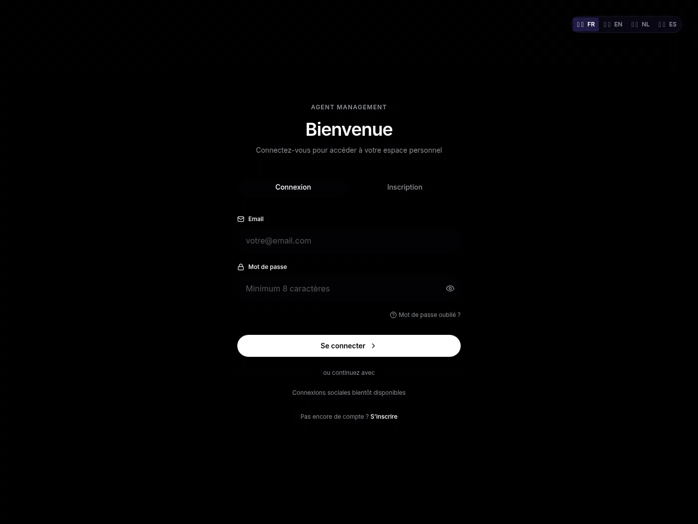 Agent Management Workspace