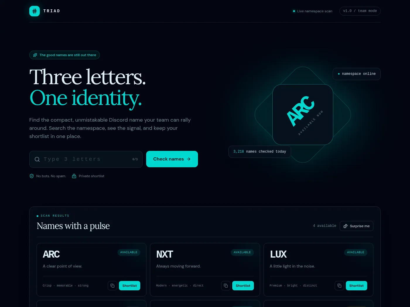 Discord Name Finder