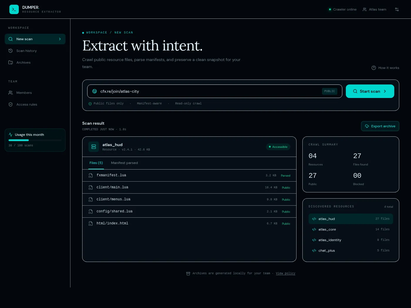 FiveM Resource Extractor