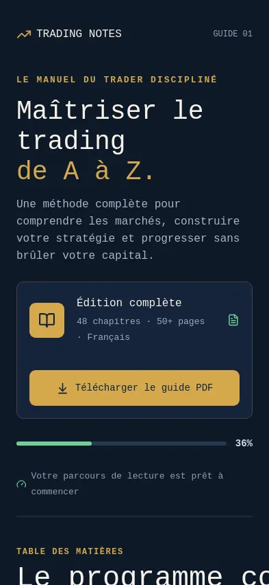 Trading Notes Pro PDF