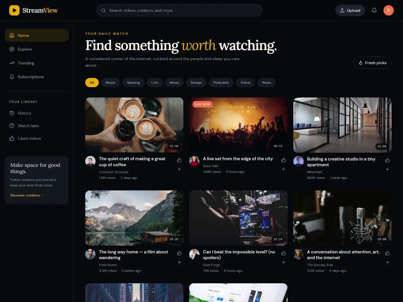 StreamView