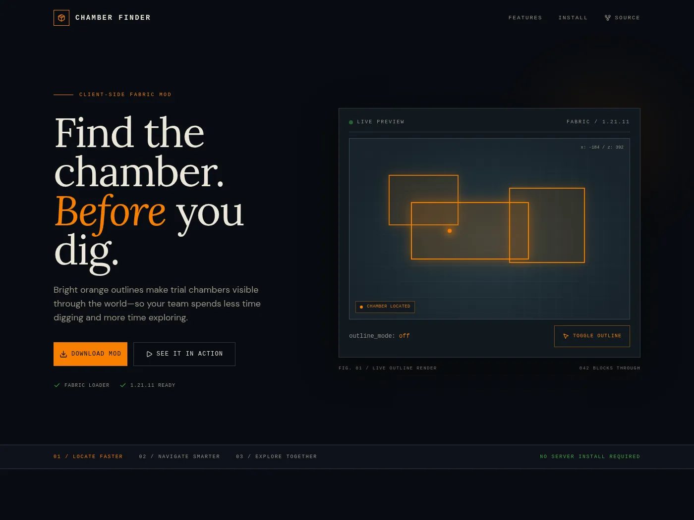 Chamber Finder Mod