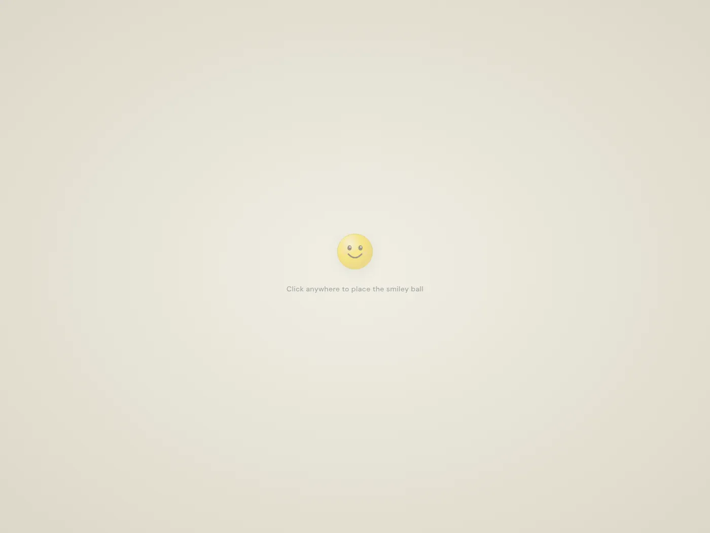Smiley Ball App