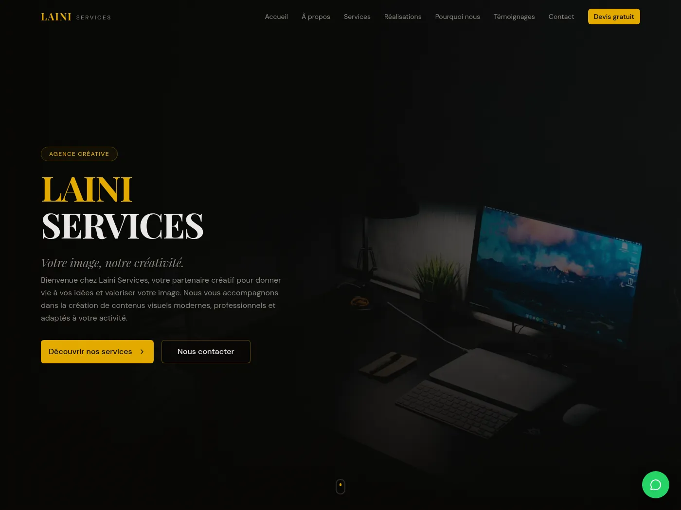 LAINI Services Premium Site