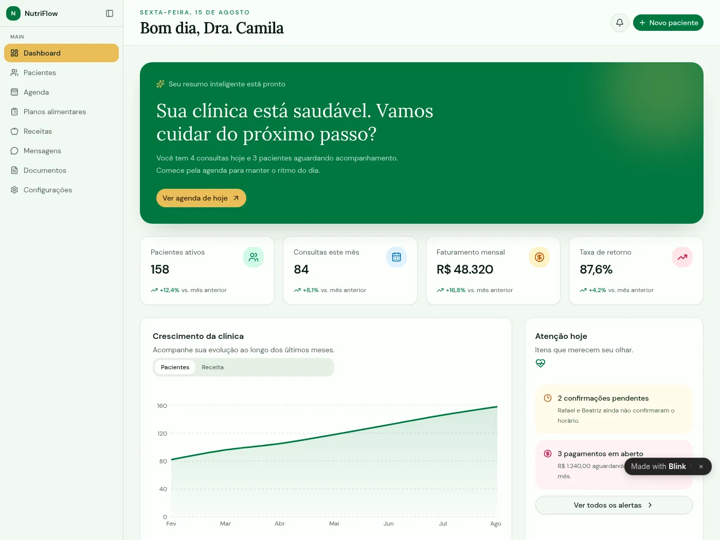 NutriFlow SaaS Platform