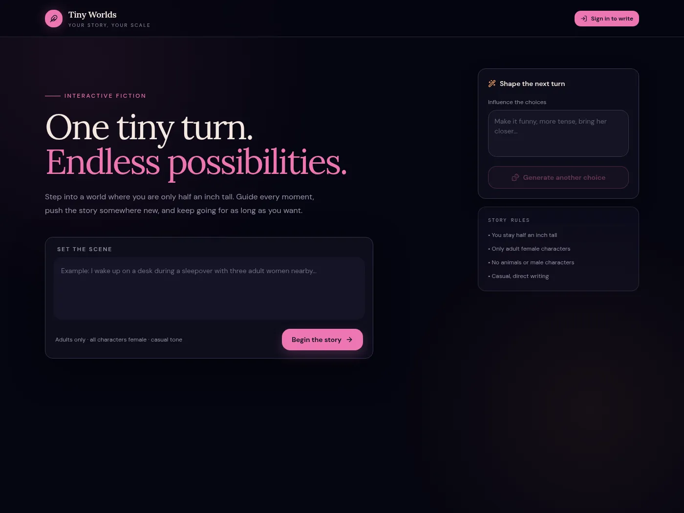 Giantess Story Generator
