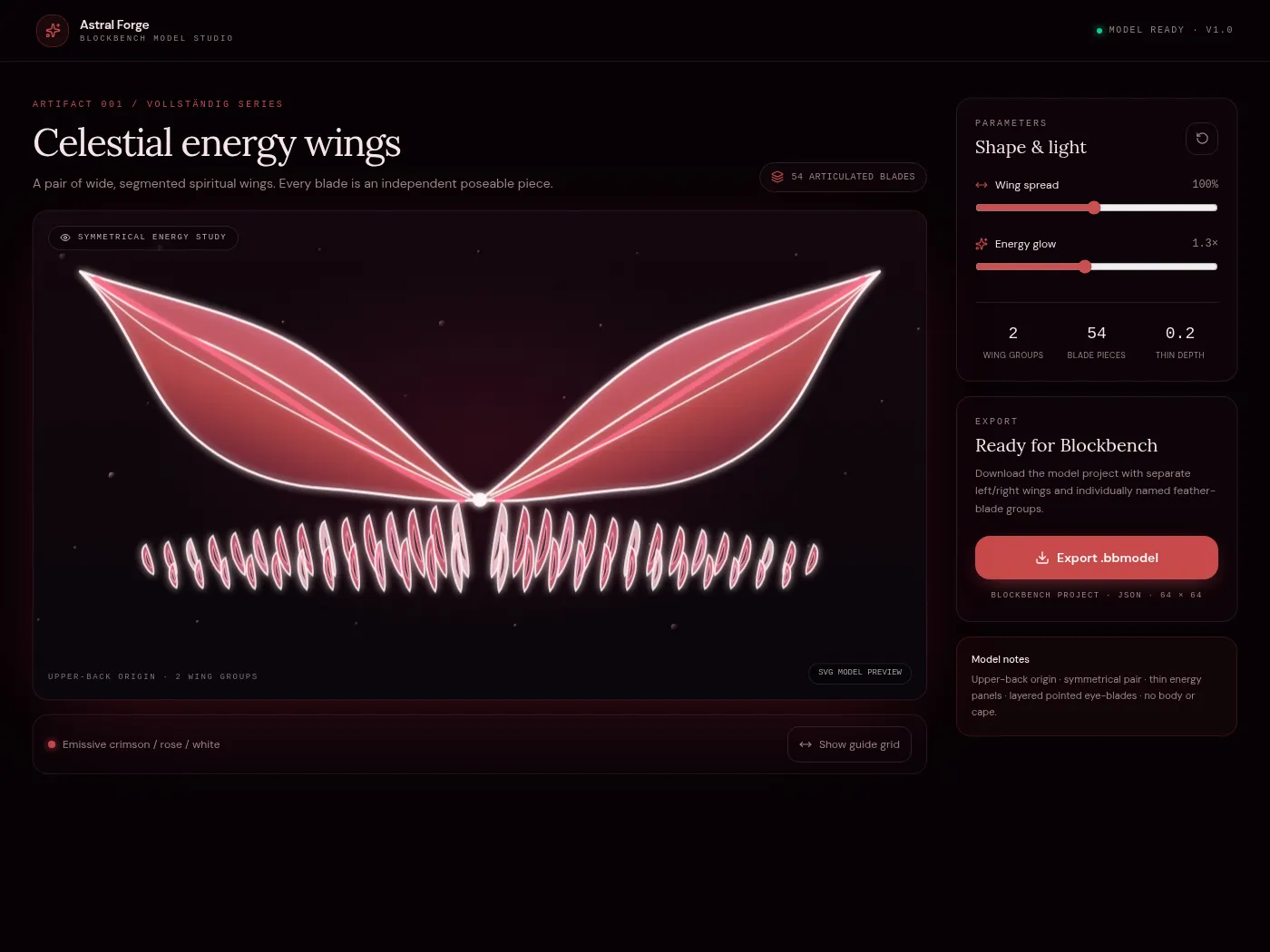 Celestial Energy Wings