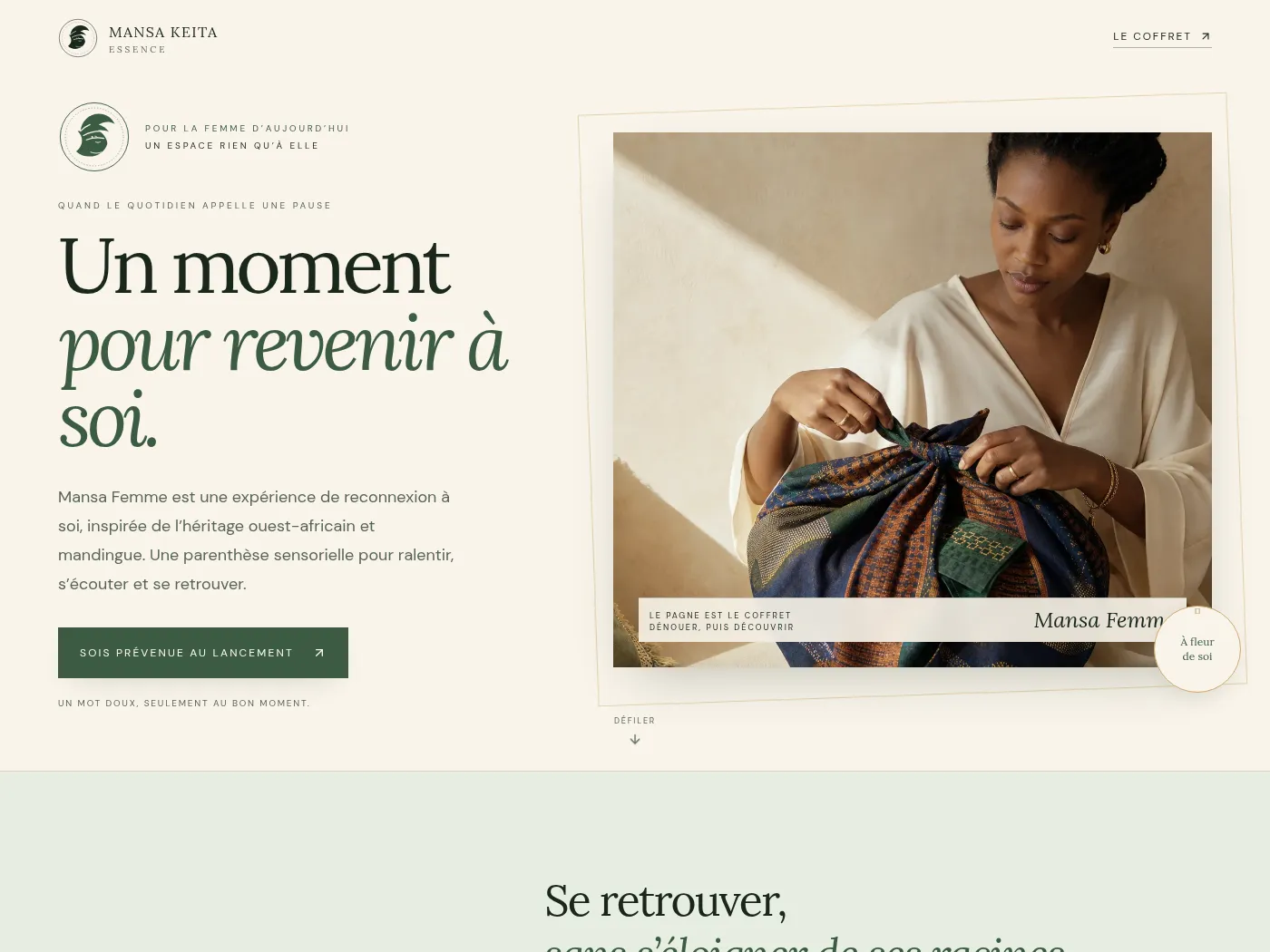 Mansa Keita Essence Landing