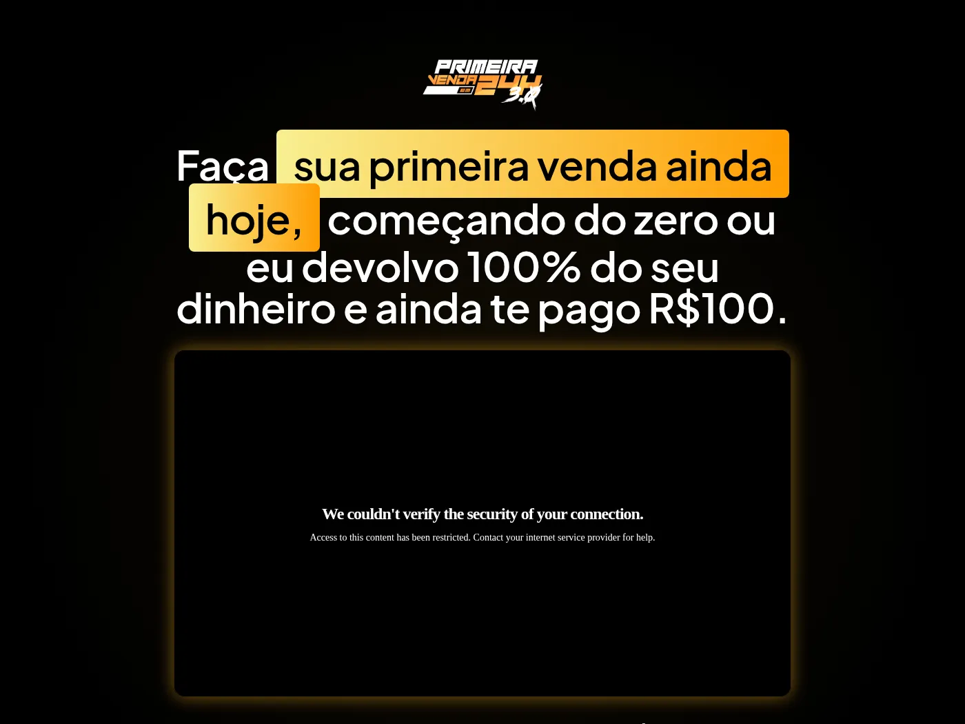 Venda24 Landing Page