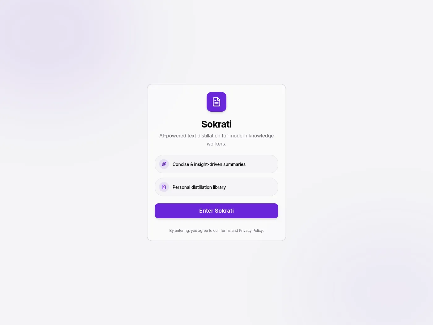 Sokrati AI Summaries