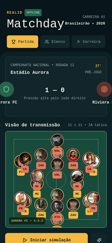 Real3D Futebol Simulator